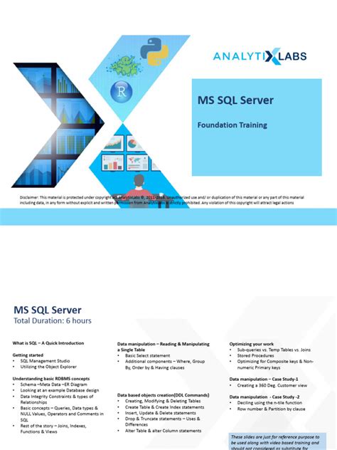 Microsoft Powerpoint Ms Sql Server Pdf Database Index Relational Database