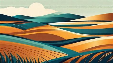 Captivating Steppes Landscape Premium Ai Generated Image