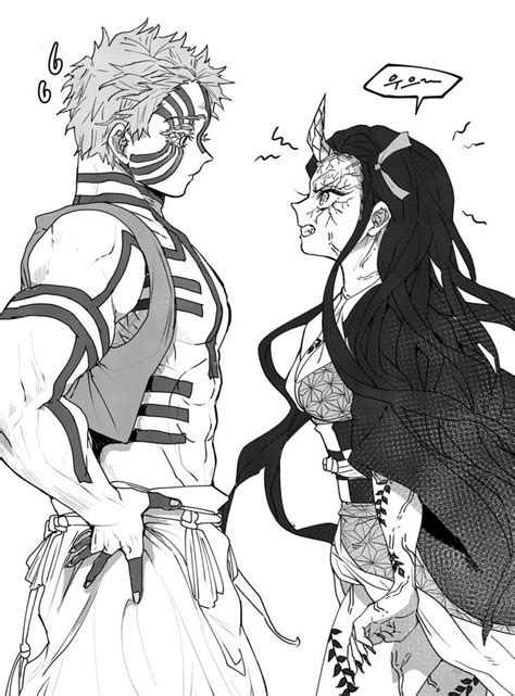 Akaza Vs Nezuko Cred Ripedeggplant In Tumbrl Demonslayeranime