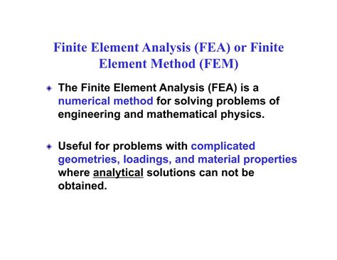 Introduction To Finite Element Analysis PDF