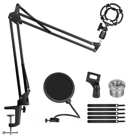 Innogear Microphone Stand Mic Arm Boom Arm Set With Shock Mount Mic C