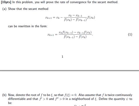 Solved [10pts] In This Problem You Will Prove The Rate Of