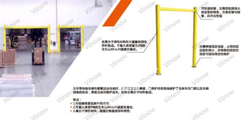 Warehouse Anti Collision Impact Absorption Equipments Vilnow Tech