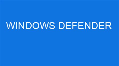 How Do I Fix Common Windows Defender Error Codes Error Solutions