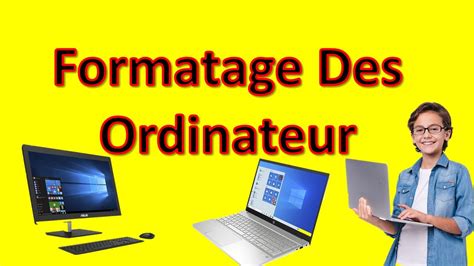 Formatage Des Ordinateur Introduction Youtube