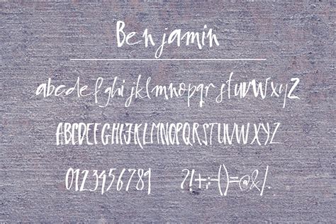 Benjamin Font 402079 Script Font Bundles