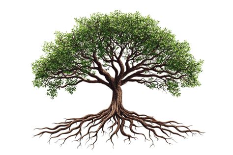 Tree Roots Drawing Png