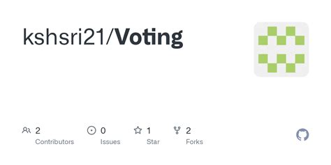 github kshsri21 voting