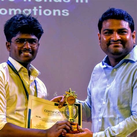 Akash Karthikeyan On Linkedin Delightful To Get Second Best In Academics Award For The Academic