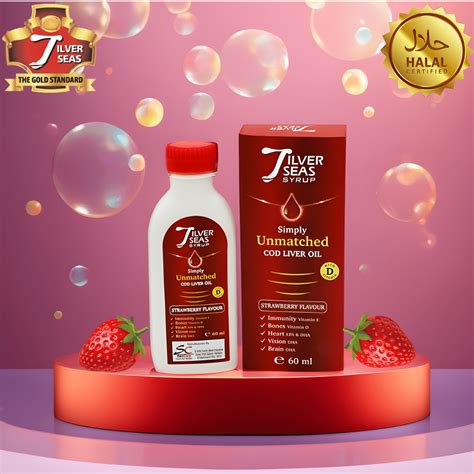 Cod Liver Oil Syrup Strawberry Healthy Nations Pk