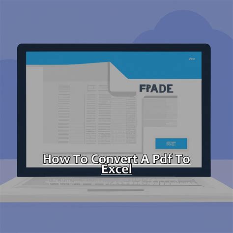 How To Convert A Pdf To Excel ManyCoders