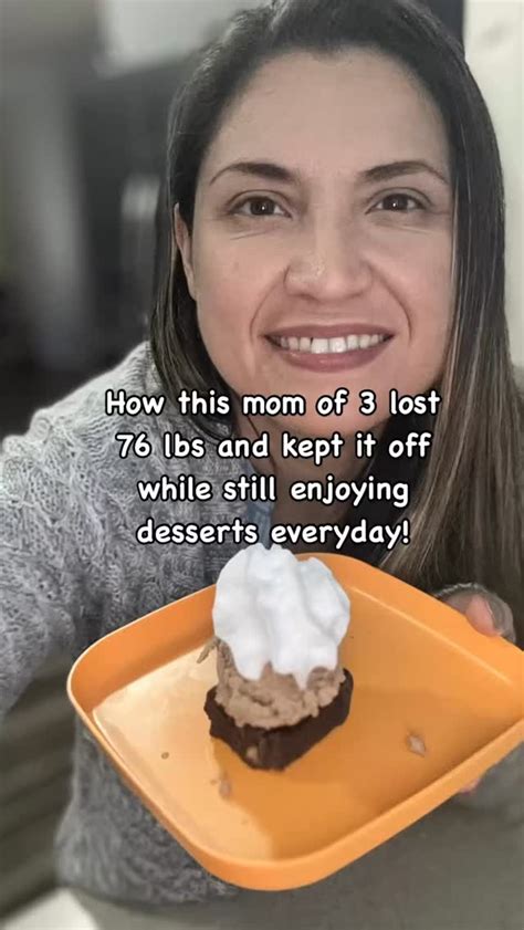 yes you can eat dessert and still lose weight 🍰 as a mom of 3 i lost