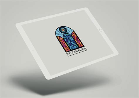 Stained Glass Logo Behance