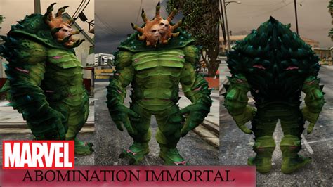 Abomination Immortal Marvel Add On Ped Fivem Gta Mods Com