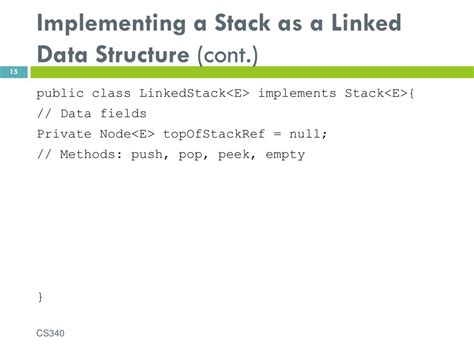 Ppt Implementing Stacks In Java Array And Linked List Approaches
