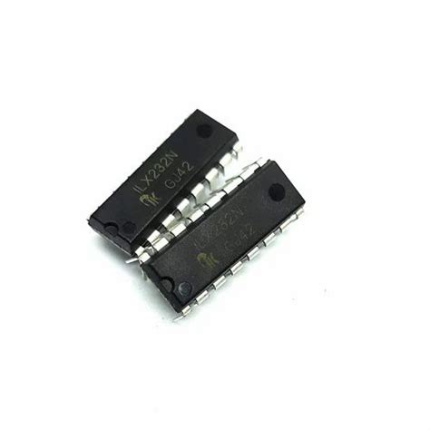 Max232 N Ilx232 Interface Transceiver Of Rs 232 Standard With One