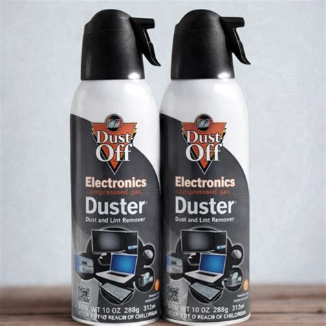 Dust Off Electronics Compressed Air Duster 10 Oz Cans 2 Pack Free