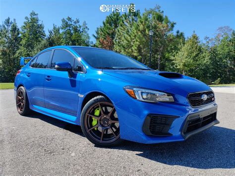 2021 Subaru Wrx Sti With 18x9 5 38 Enkei Tfr And 265 35r18 Michelin