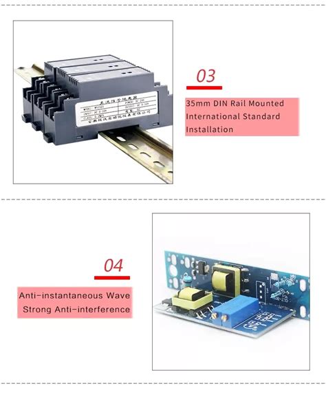 Glt B Signal Converter Isolator Galvanic Signal Spliter Analog Ma Signal Isolator V Dc