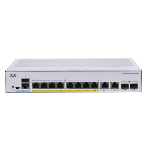 Cisco CBS FP E G EU Smart Switch Port Gigabit Full PoE With W Power Budget