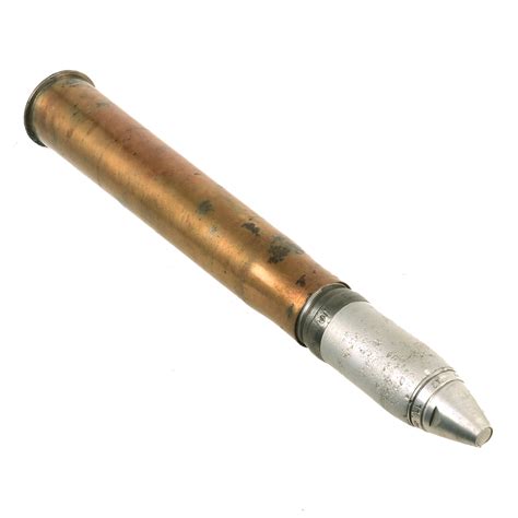 Original German Pre Wwii Inert Pak 36 High Explosive 3 7cm Shell Dated International Military