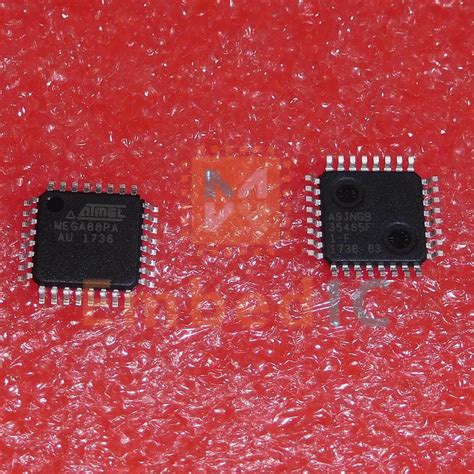 atmega88pa au microchip 8bit mcu embedic