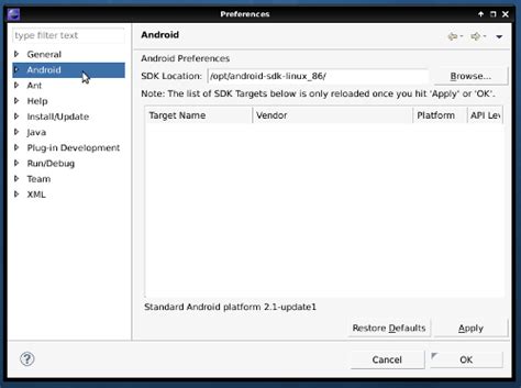Android Entwicklung Unter Ubuntu Linux Eclipse Mit Adt Plugin Carrier