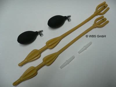 2 X Balloon Double Rectal Tube Enema Nozzle Two Pumps 162262261