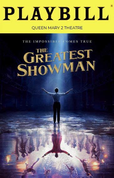 Greatest Showman Playbill Broadway Musicals Posters Musical Theatre