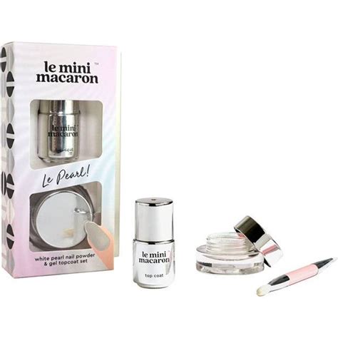 Le Mini Macaron Chrome Powder Set Pearl • Pris
