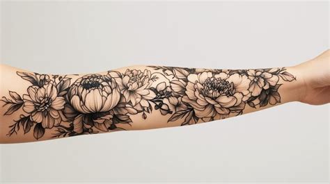 Free Floral Arm Tattoo Image Tattoo Floral Arm Download At Stockcake