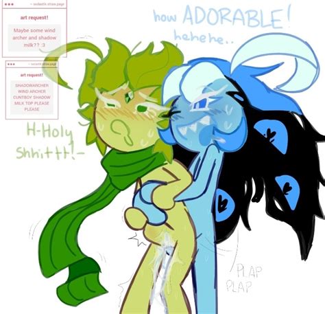 Cookie Run Cookie Run Kingdom Shadow Milk Cookie Wind Archer Cookie Sodastik Rule 34 World