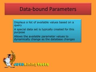 MS Sql Server: Reporting manipulating data | PPT