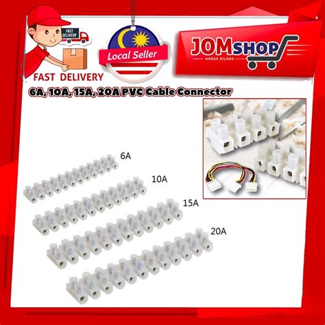 10a 15a 20a Pvc Wire Cable Connector Connecter Terminal Block 12 Position Barrier Wire Connector