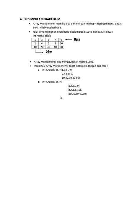 Array Dua Dimensi Pdf