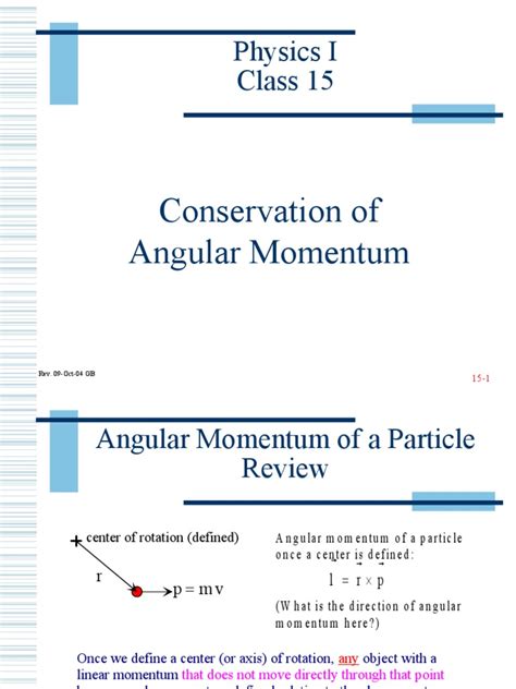 lec15 conservation of angular momentum pdf angular momentum