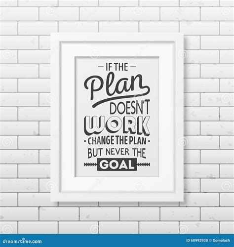 Quote Typographical Background In Realistic Square Stock Vector