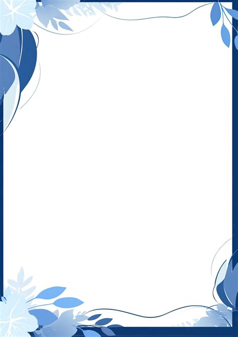 Blue White Background Word Template And Google Docs For Free Download