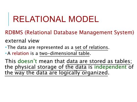 Relational Database And Database Management System Ppt