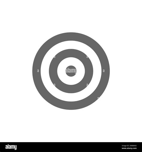 Target Icon Graphic Resource Template Vector Illustration Stock