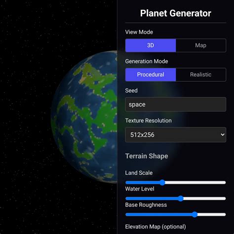Planet Texture Generator