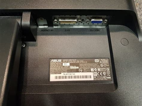 MONITOR ASUS VB191T / R1, RATE