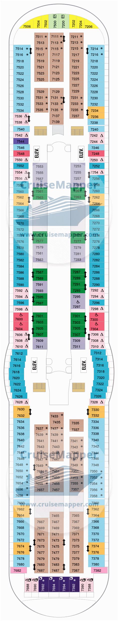 Deck Plans Adventure Of The Seas The Hourglass Hobby