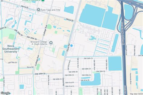 Davie Florida Zip Code Map Detailed