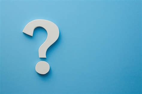 Background Question Blue Background With White Question Mark Symbol Problem Solution Mystery