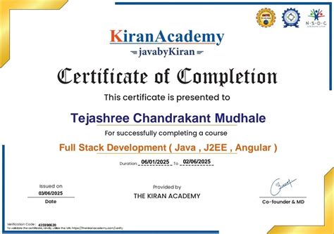 Fullstackdeveloper Java J2ee Angular Kiranacademy Learningjourney