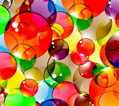 Colorful Bubbles Wallpaper Wallpapersafari