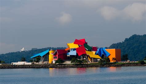 View Of The Biomuseo From Panama City Architecture Designed By Gehry