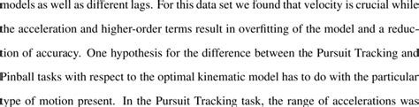 Shows The Decoding Accuracy For Different Kinematic Download Table