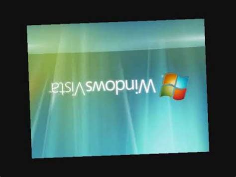 Microsoft Windows Vista Startup Sound In Spin Effect Youtube